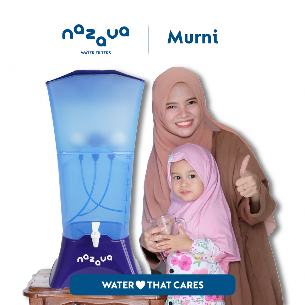 Nazava Murni 3 Filter - Filter Air Minum - Penyaringan Ekstra Cepat